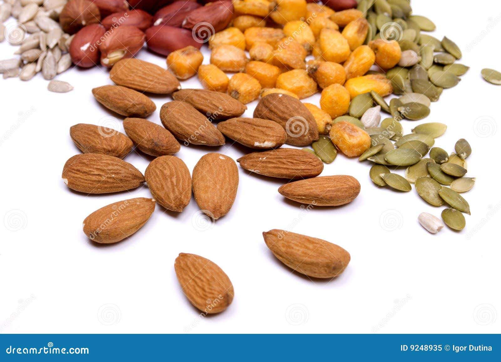 Nuts and Seeds, Healthy Snack Stock Image - Image of peanut, pumpkin ...