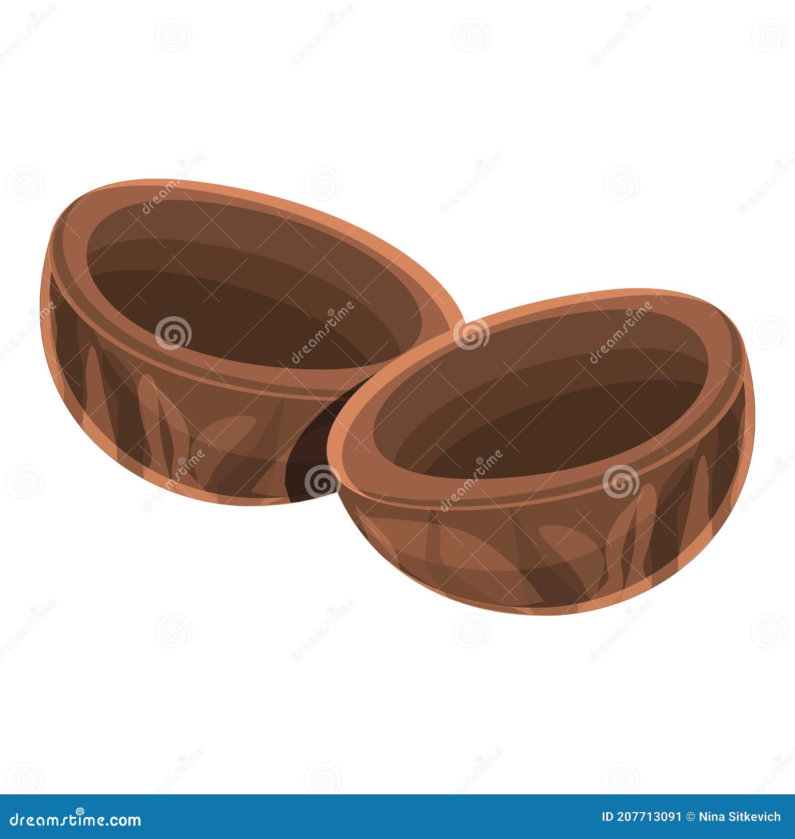 Nuts Shell Icon, Cartoon Style Stock Illustration - Illustration of ...