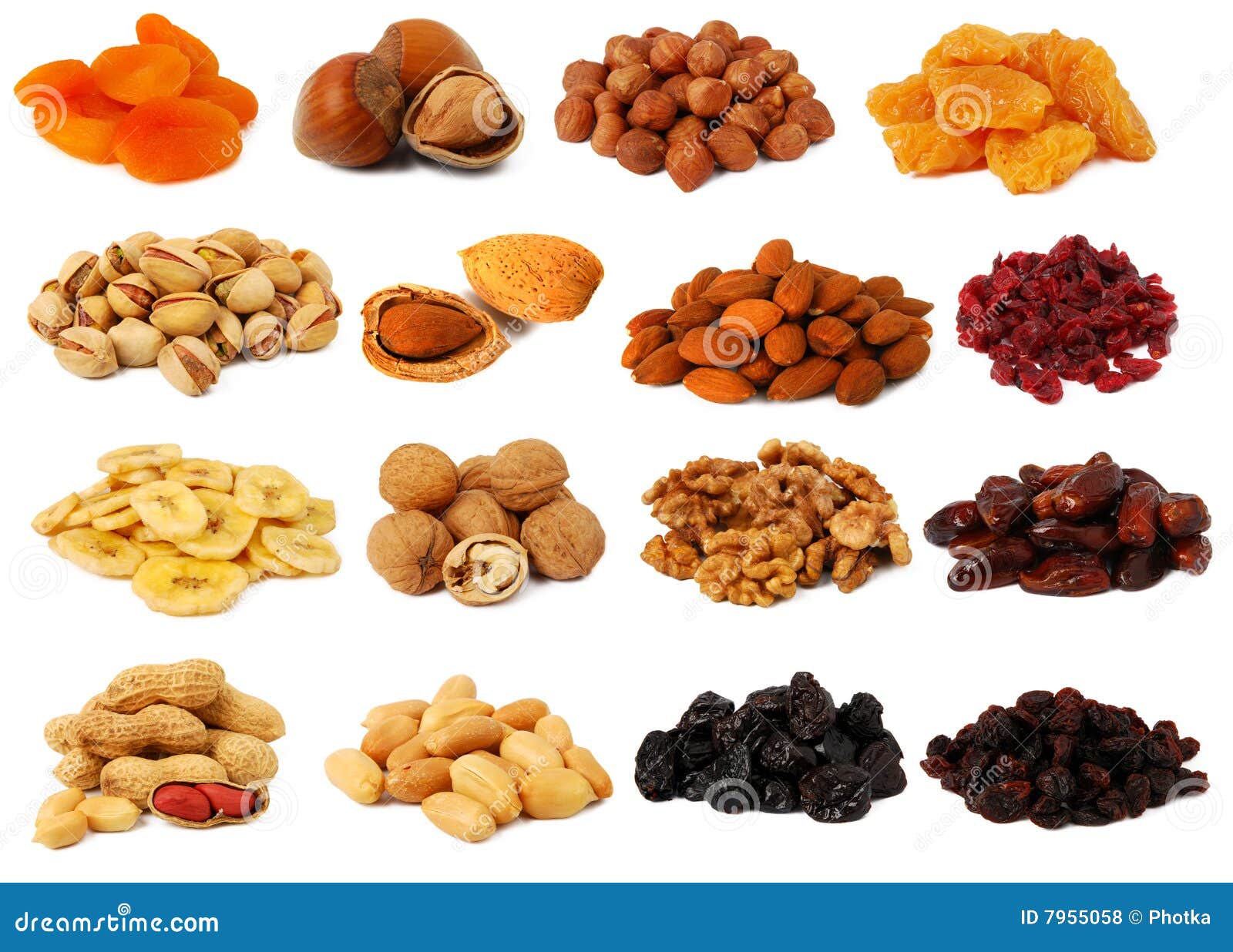 Nuts Und Getrocknete Früchte Stockfoto - Bild von geöffnet, rosinen ...