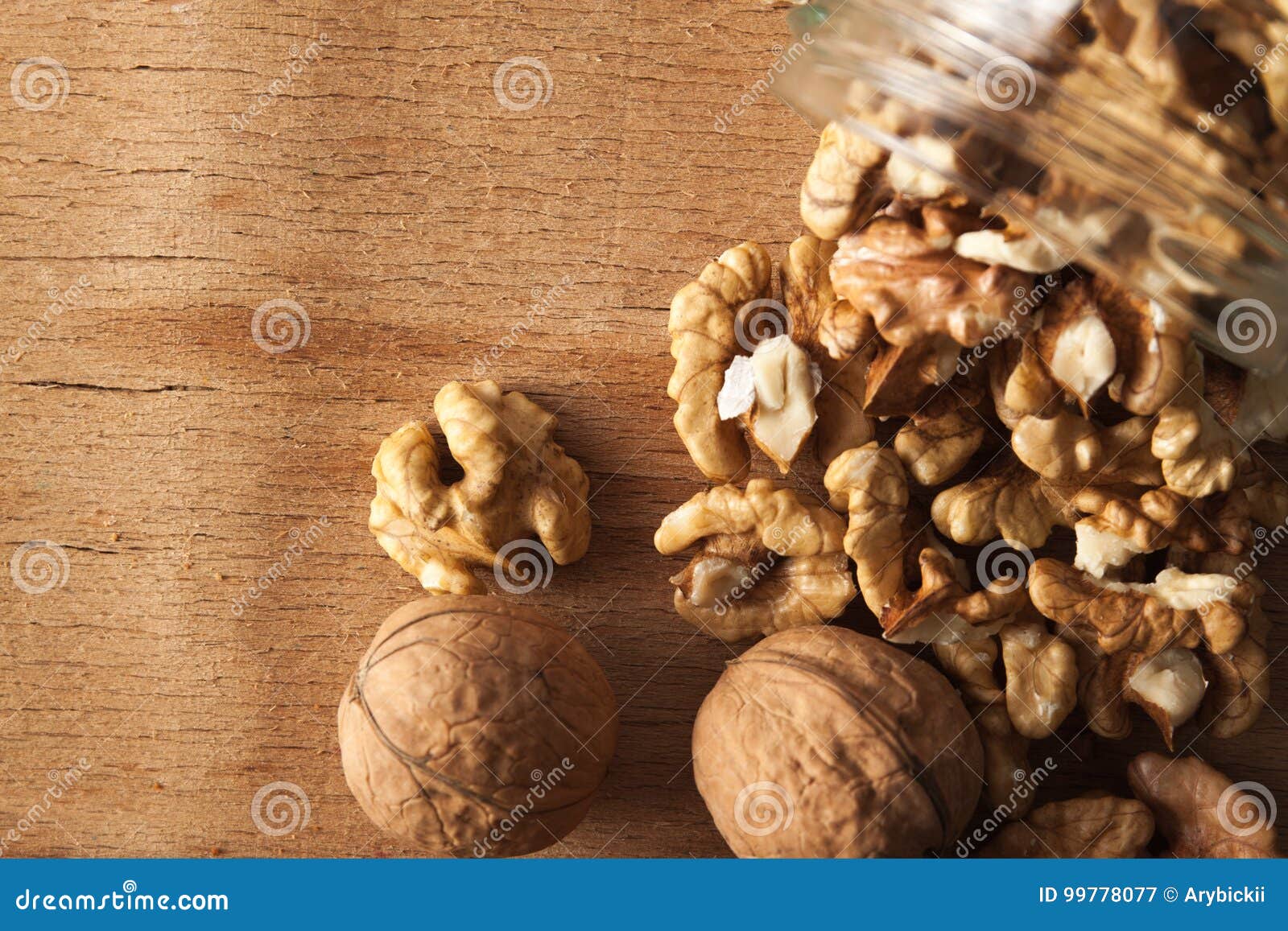 Nuts of Walnut on the Boards Stock Image - Image of nutshell, pile ...