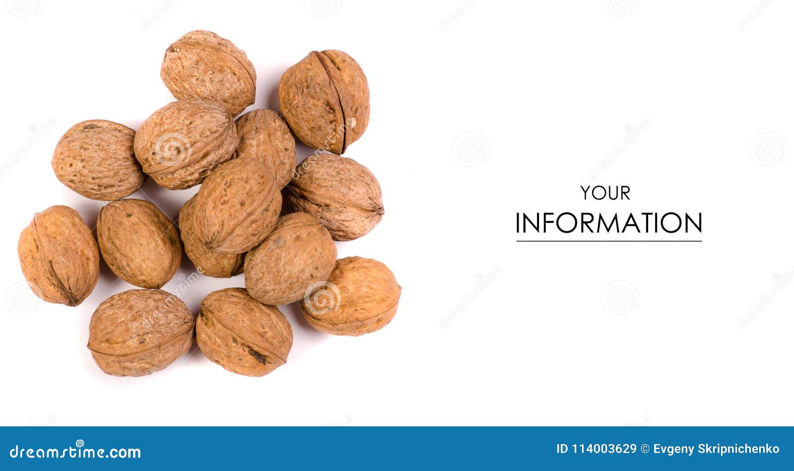 Nuts walnut pattern stock image. Image of nutrition - 114003629
