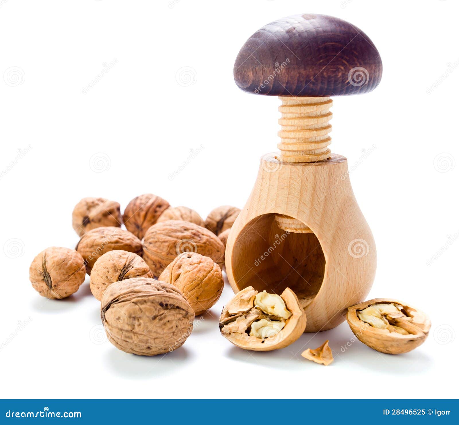 Nuts on a white background stock image. Image of nutrient - 28496525