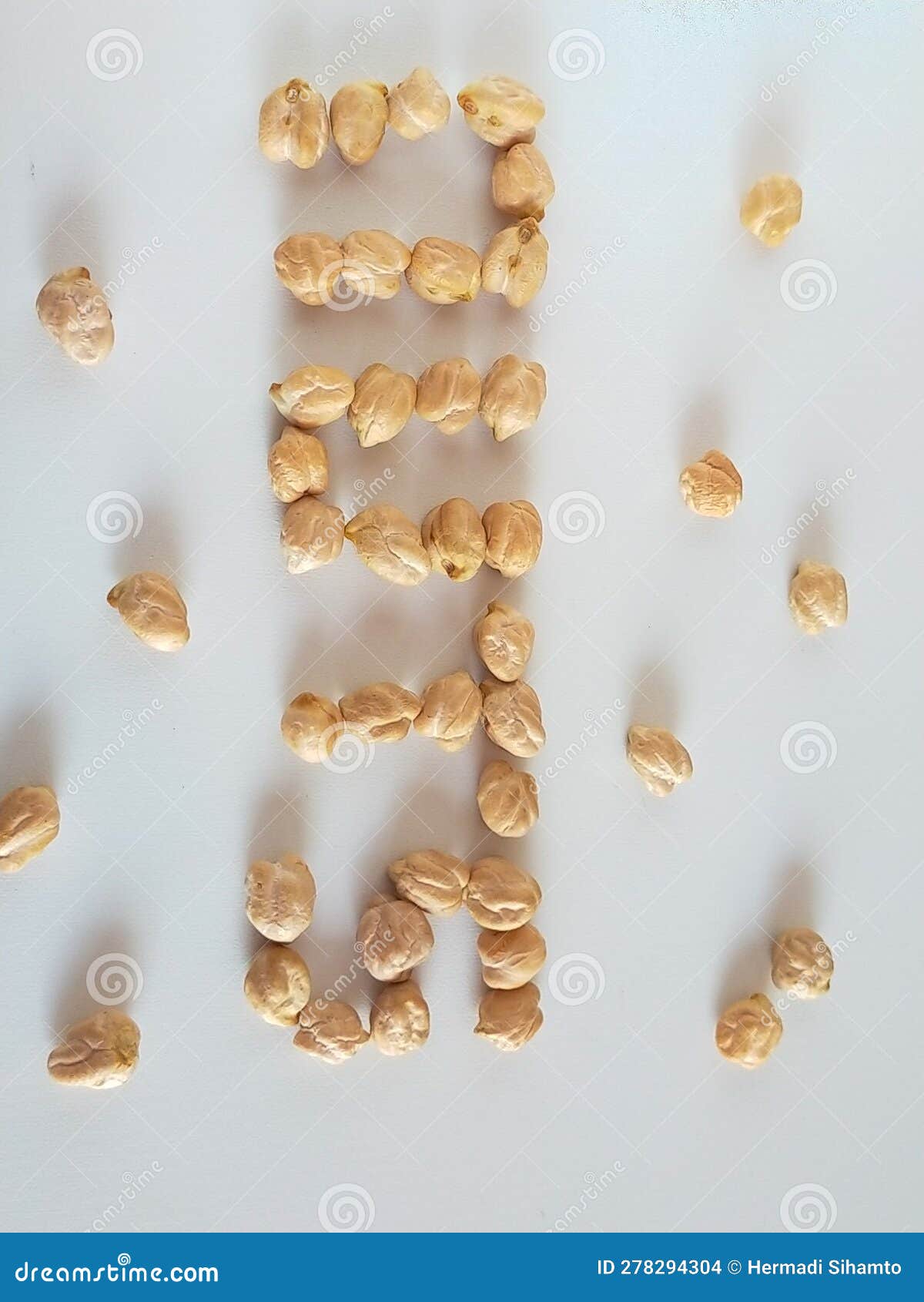 Nuts Word From Mixed Nuts Stock Photo | CartoonDealer.com #58020960