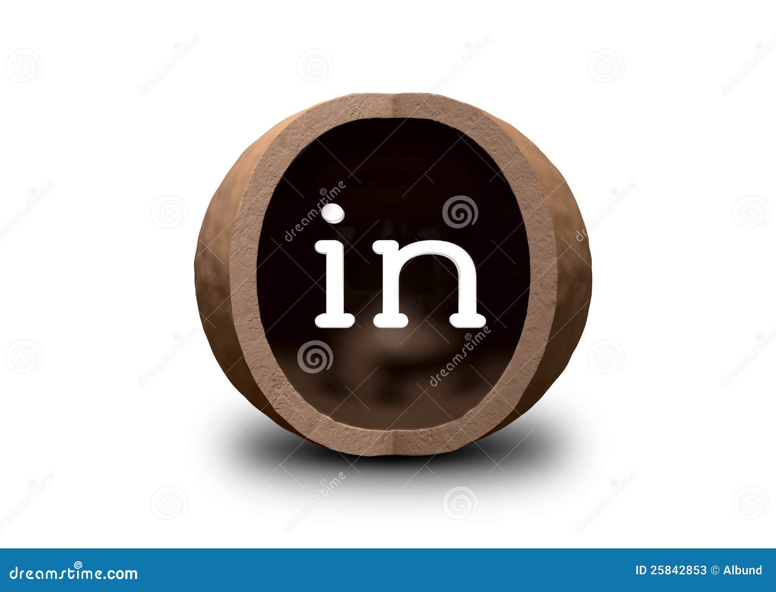 In a Nutshell stock illustration. Illustration of shell - 25842853