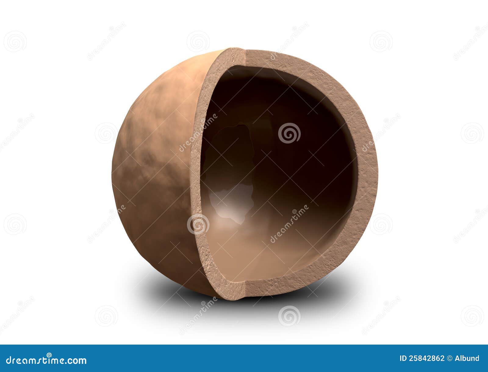 In a Nutshell stock illustration. Illustration of sphere - 25842862