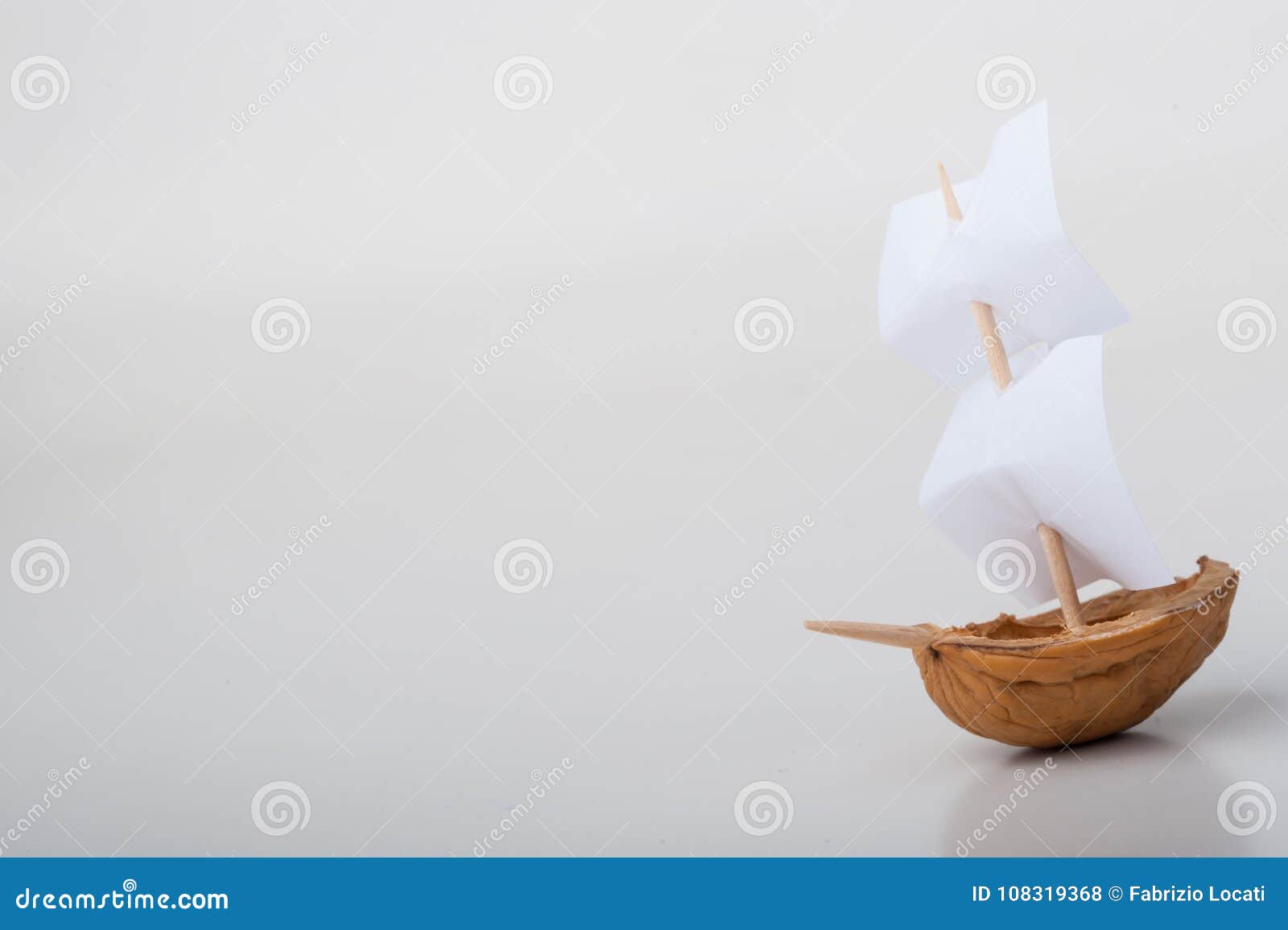 A nutshell boat stock photo. Image of health, nature - 108319368