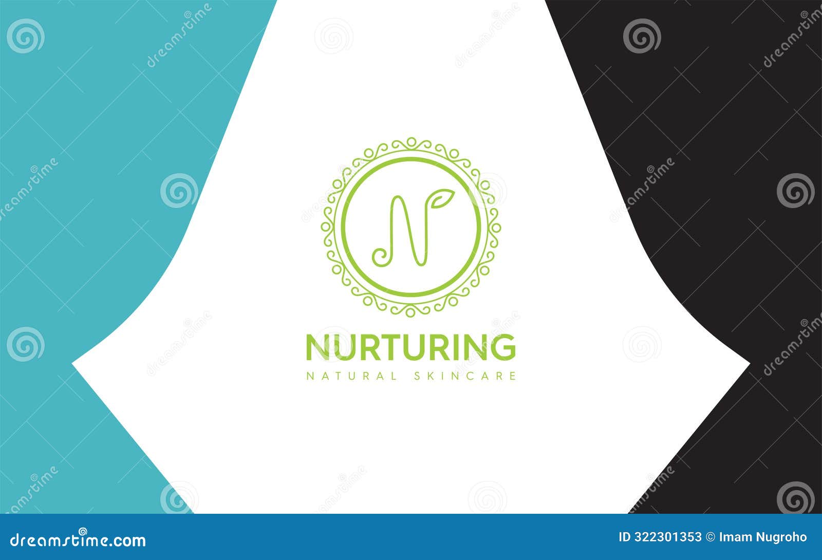 Nurturing Natural Nutrition Logo Design Stock Illustration ...