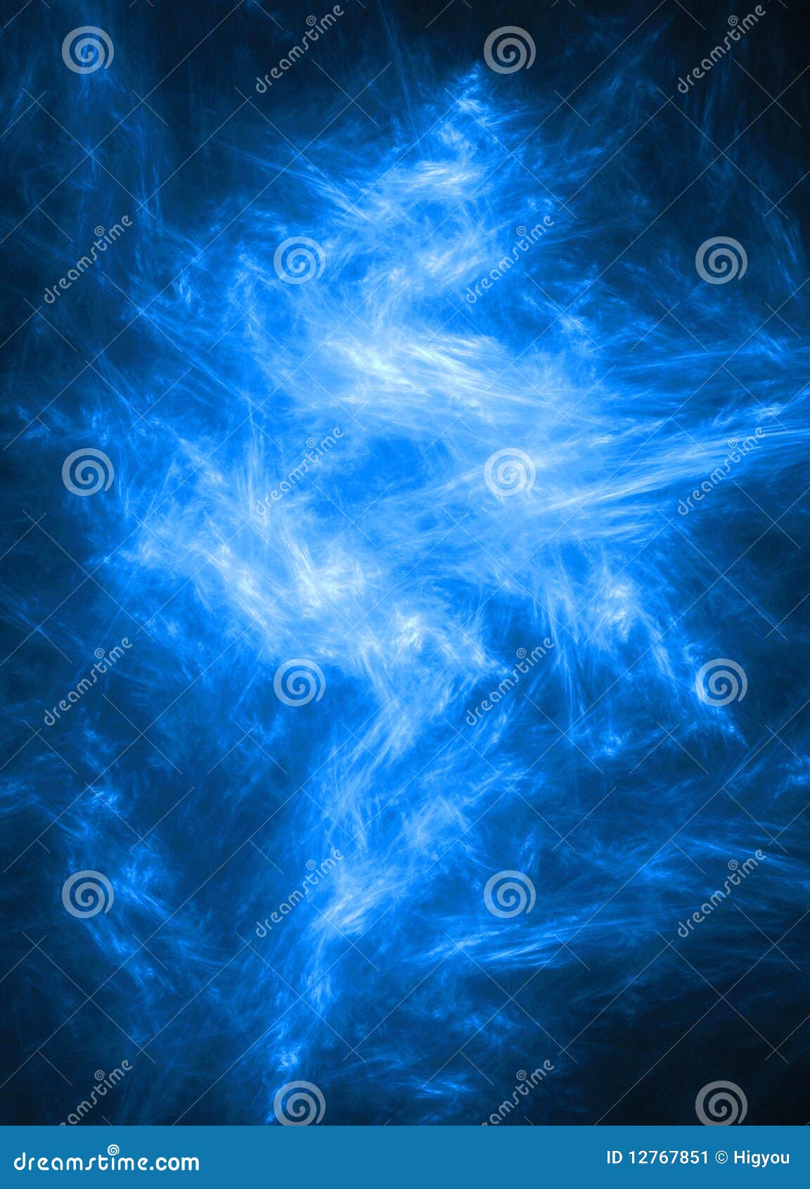 Nuvem da flama azul ilustração stock. Ilustração de azul - 12767851