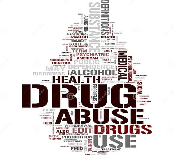 Nuvem da palavra da droga ilustração stock. Ilustração de perigo - 10976373