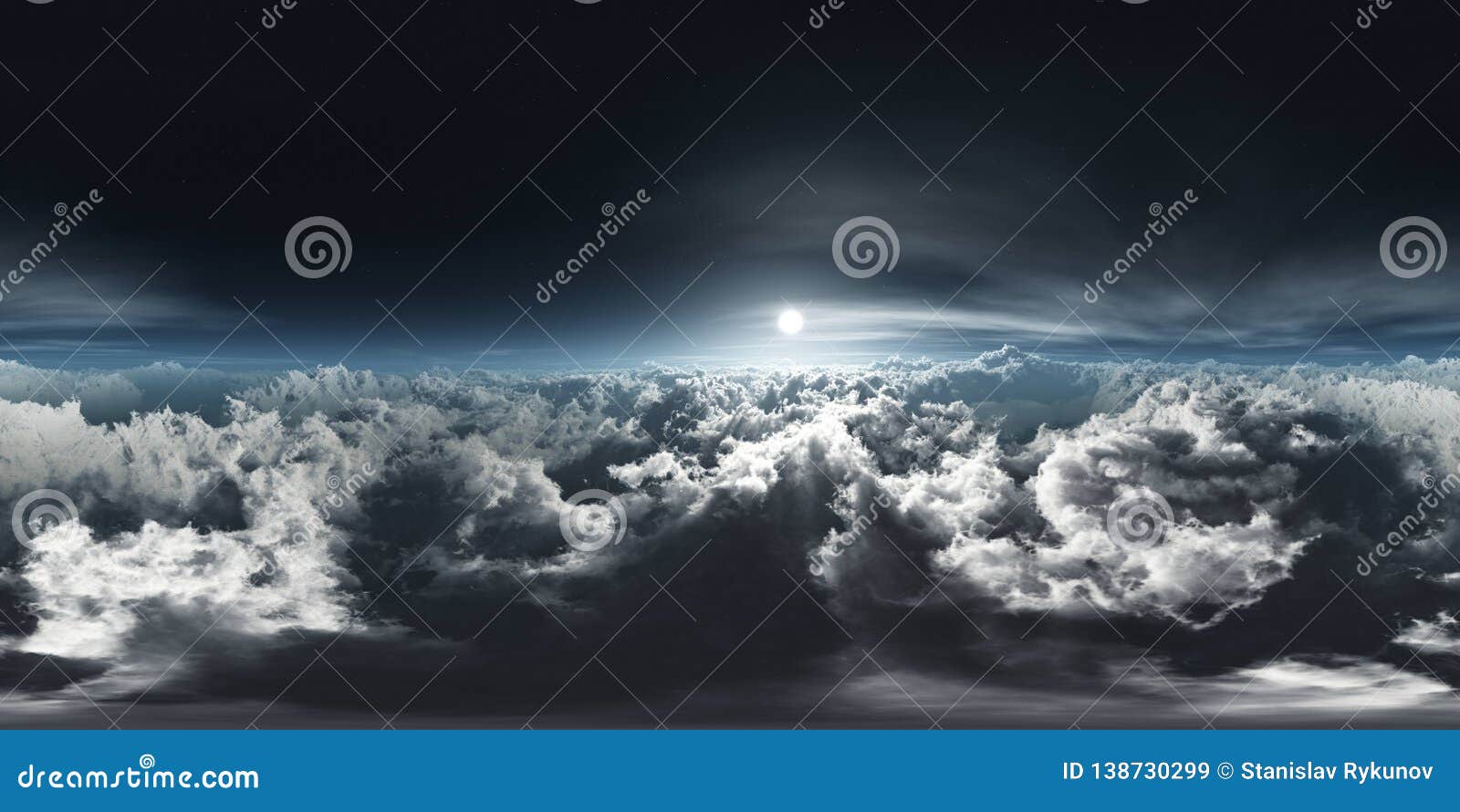 Nuvens Bonitas, Panorama Das Nuvens, HDRI, Mapa Do Ambiente Imagem de ...