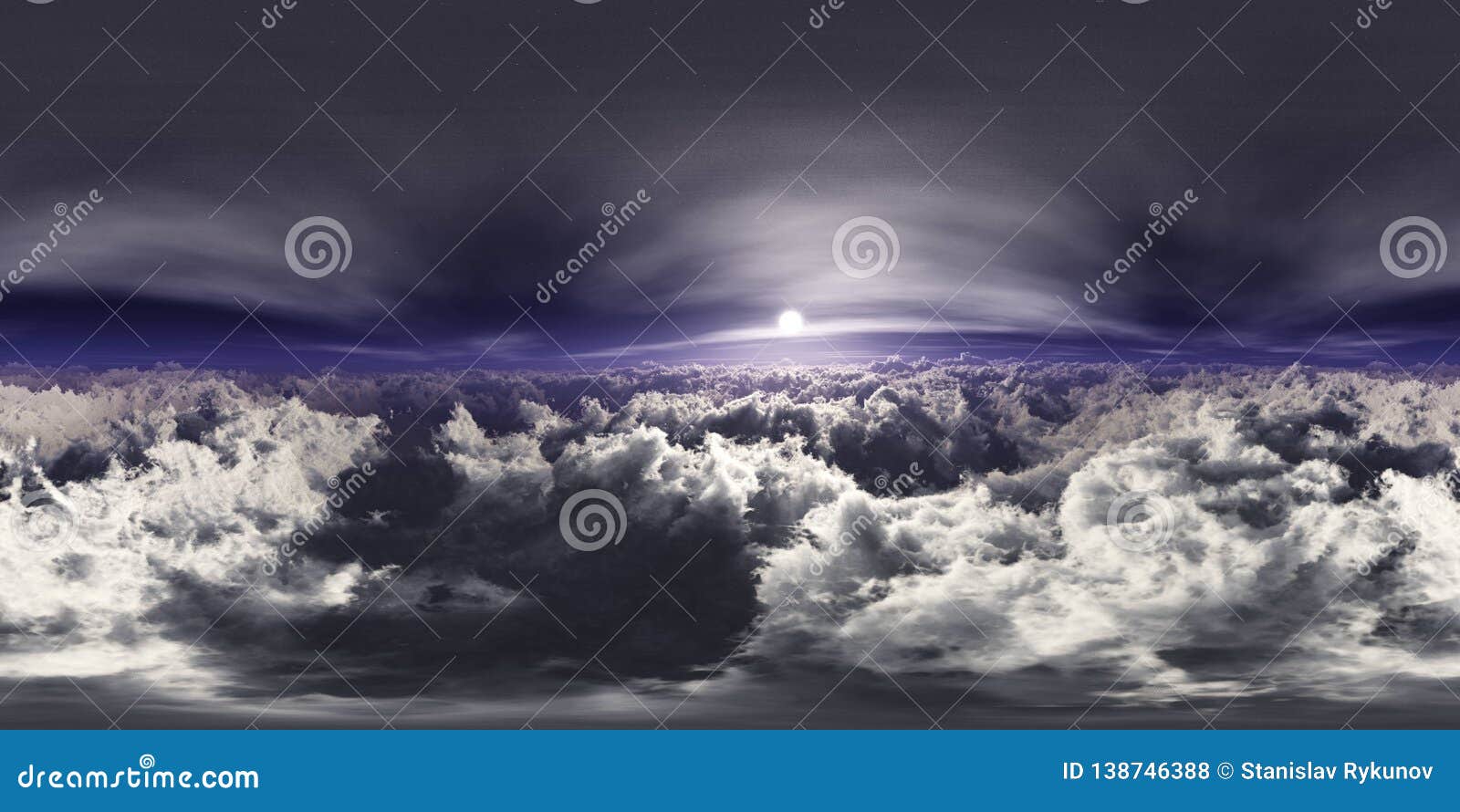 Nuvens Bonitas, Panorama Das Nuvens, HDRI, Mapa Do Ambiente Foto de ...