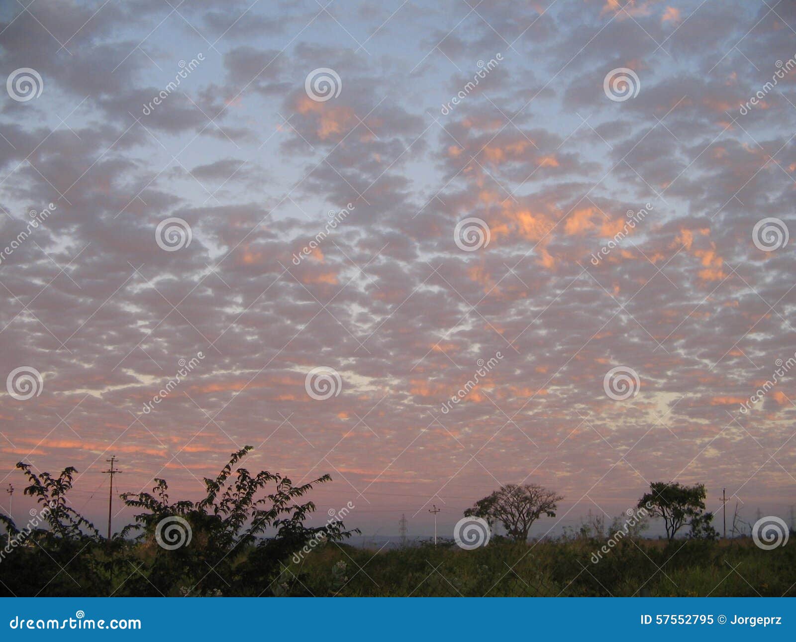 Nuvens cor-de-rosa imagem de stock. Imagem de céu, fundos - 57552795