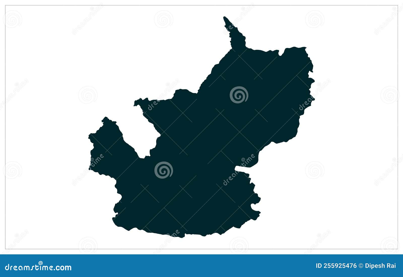 Nuwara Eliya Vector Map Illustration Stock Vector - Illustration of ...