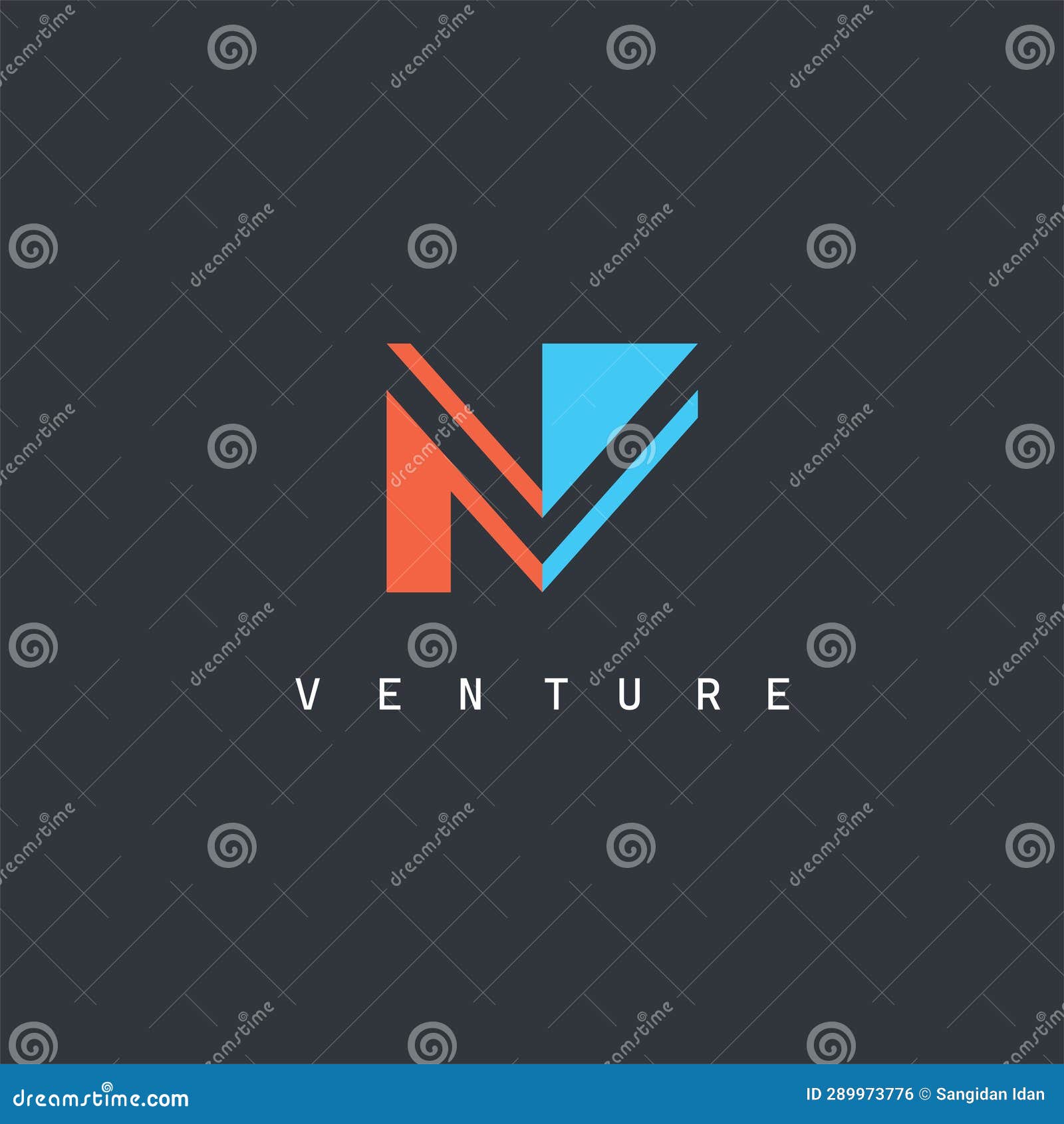 NV Letter Icon Vector Concept Design Template Stock Vector ...