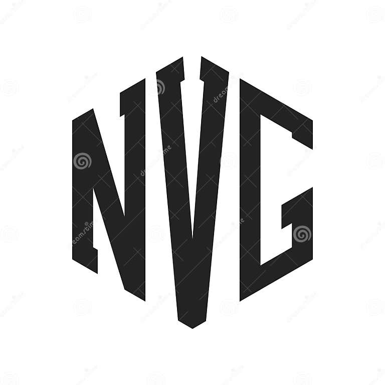 NVG Logo Design. Initial Letter NVG Monogram Logo Using Hexagon Shape ...