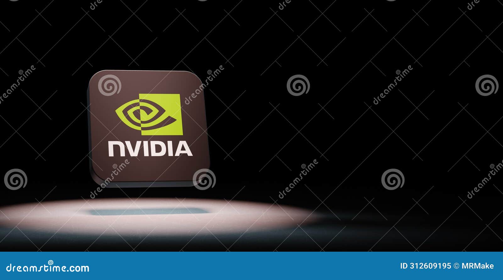 Nvidia App Icon Spotlighted on Black Background Editorial Image ...