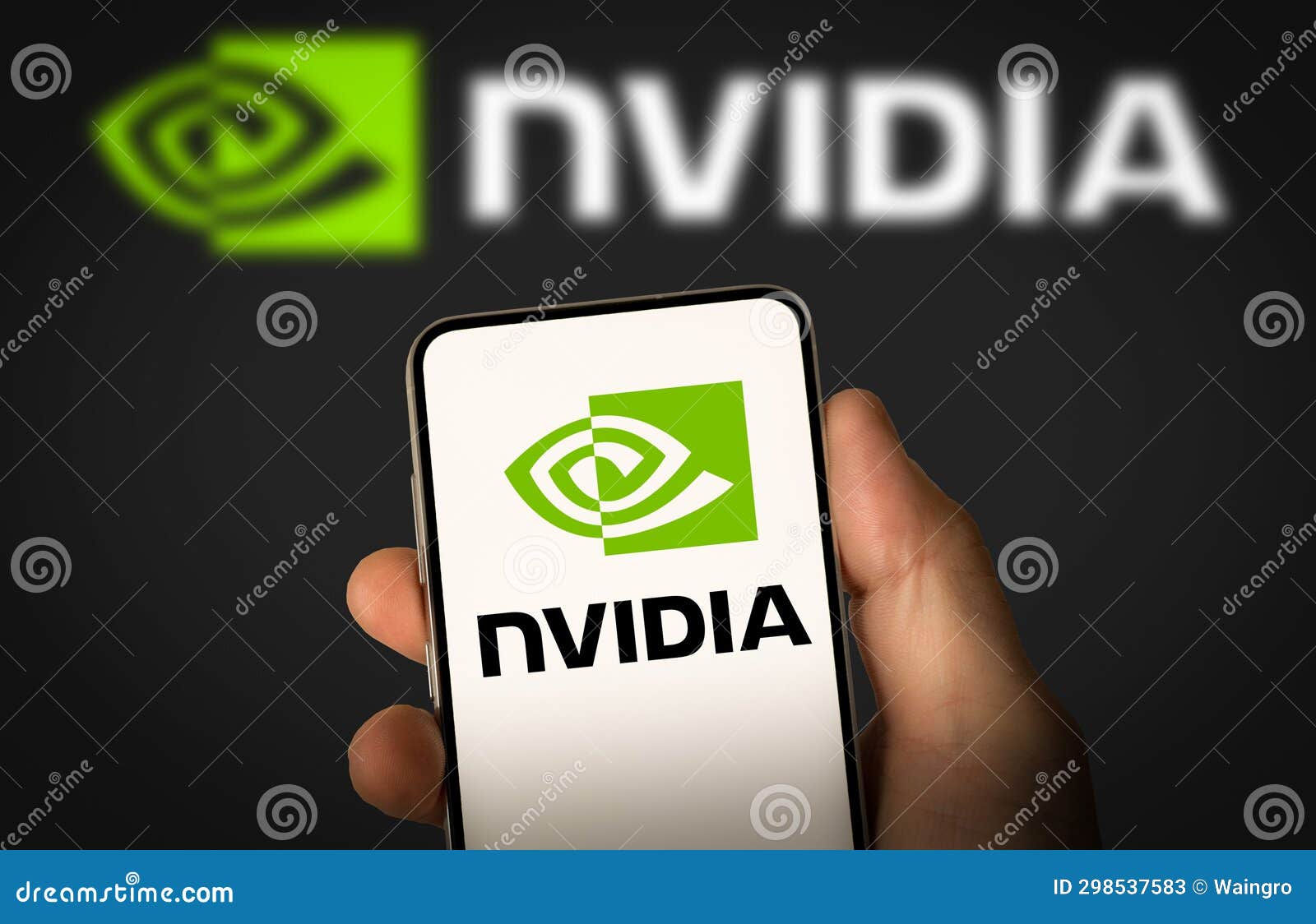 Nvidia Corporation Logo Displayed on Smartphone Editorial Stock Photo ...