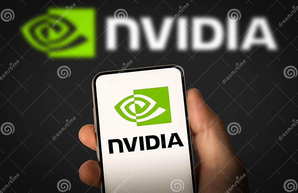 Nvidia Corporation Logo Displayed on Smartphone Editorial Stock Photo ...