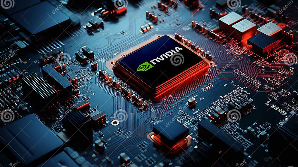 Nvidia High Performance Chip Technology Editorial Stock Photo - Image ...
