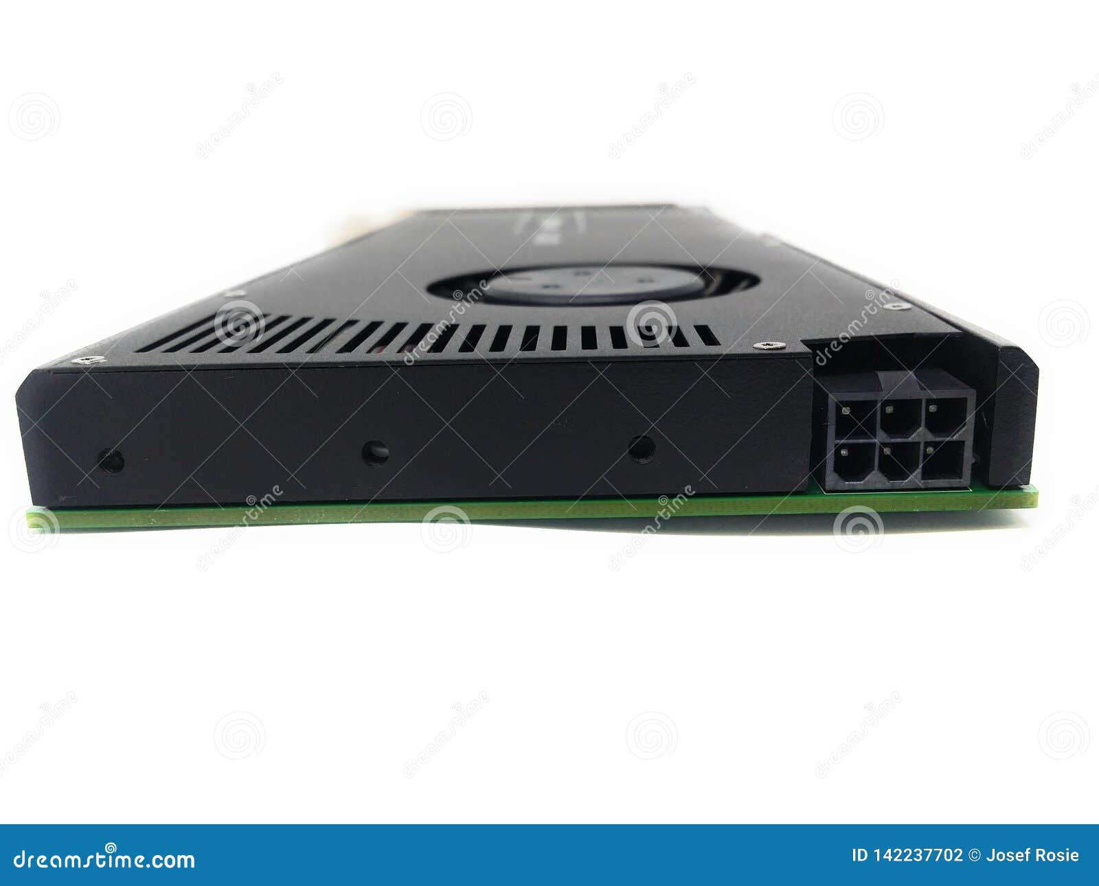 NVIDIA QUADRO 4000 PC Components Graphics Card Isolated On A White ...