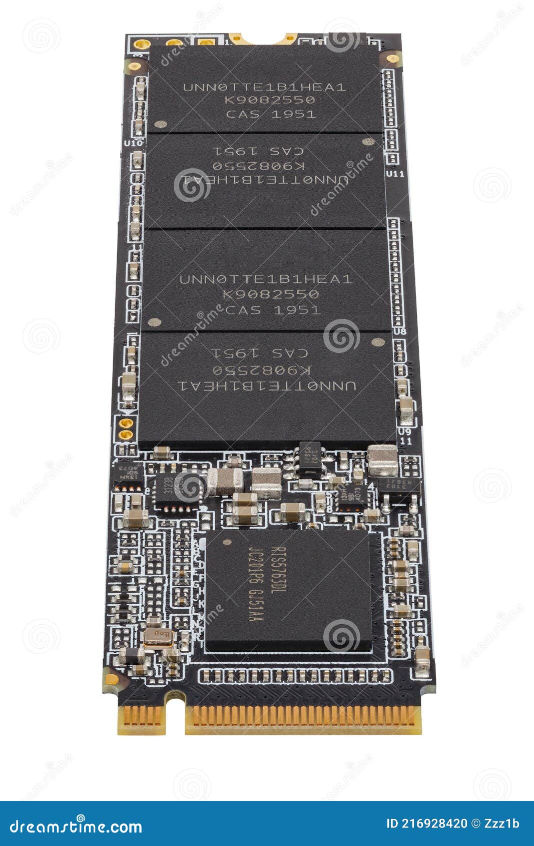NVME M.2 SSD 2280 3Dnand SLC Drive Stick Isolated on White Background ...