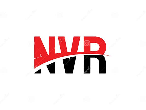 NVR Letter Initial Logo Design Vector Illustration Stock Vector ...
