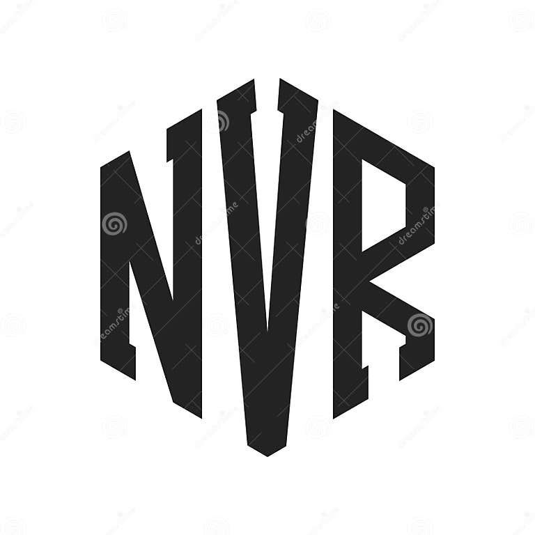 NVR Logo Design. Initial Letter NVR Monogram Logo Using Hexagon Shape ...