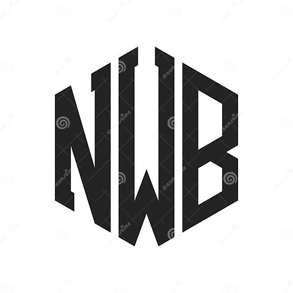 NWB Logo Design. Initial Letter NWB Monogram Logo Using Hexagon Shape ...