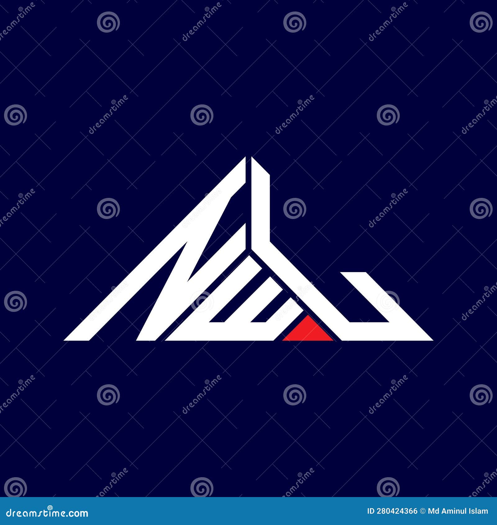 NWL Letter Logo Creative Design with Vector Graphic, NWL Simple and ...