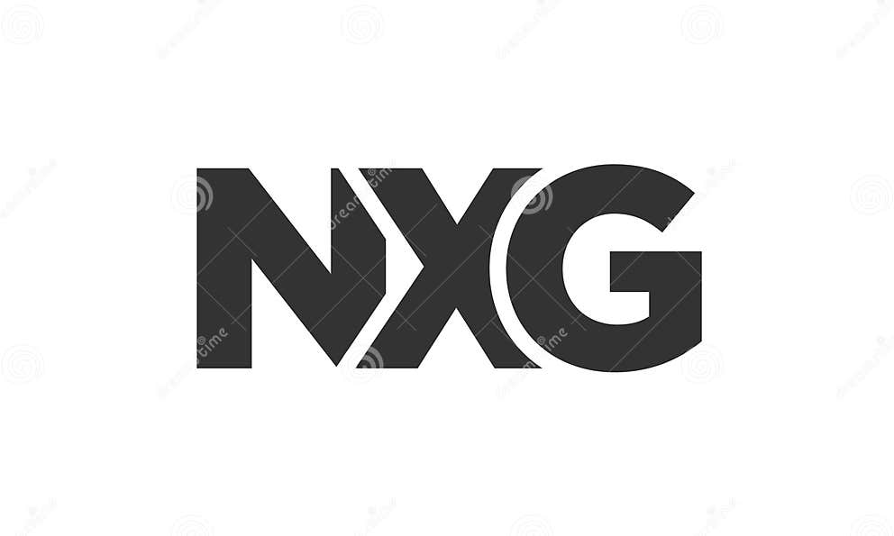 NXG Logo Design Template with Strong and Modern Bold Text. Initial ...