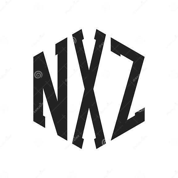 NXZ Logo Design. Initial Letter NXZ Monogram Logo Using Hexagon Shape ...