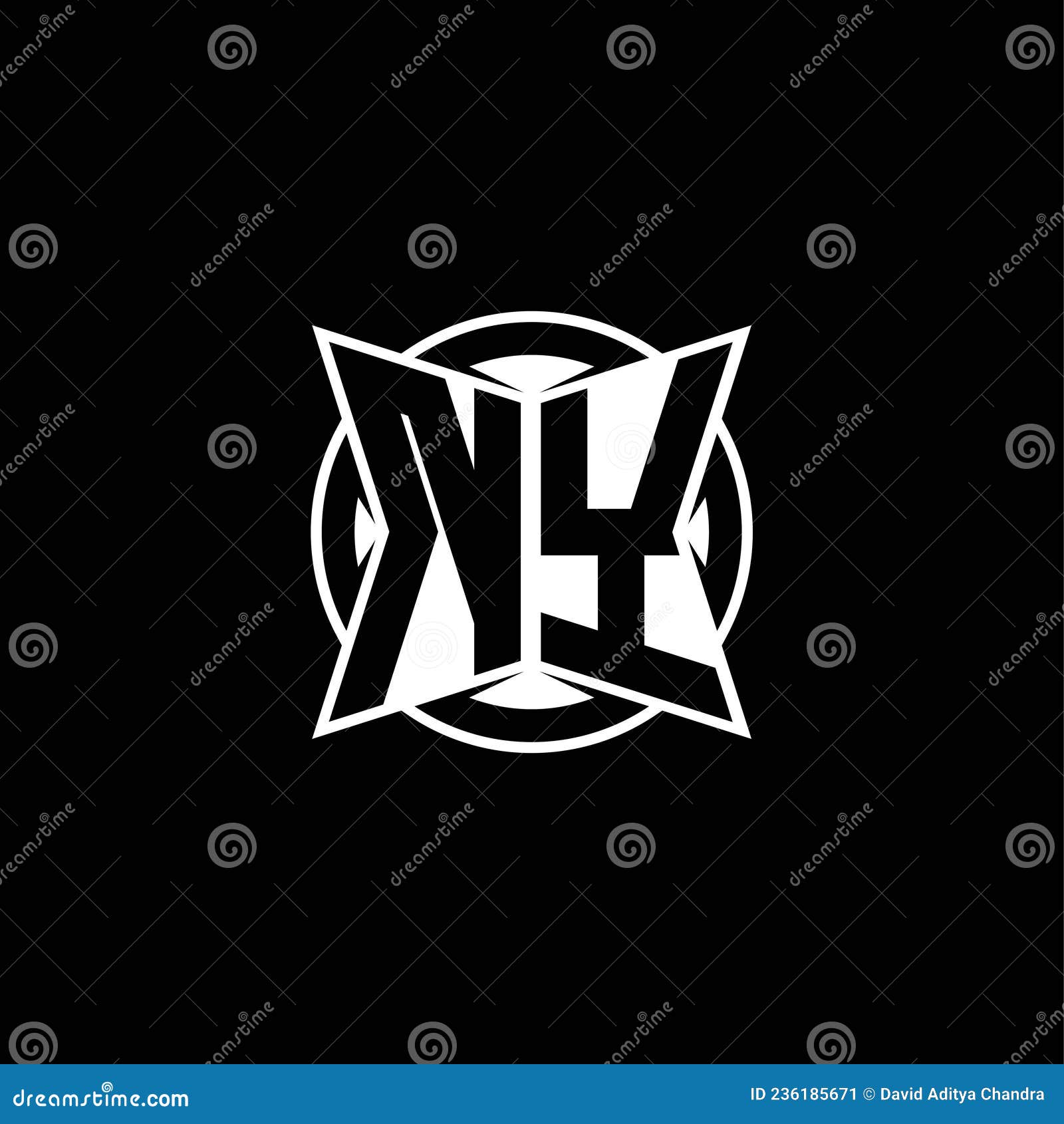 NY Logo Monogram Design Template Stock Vector - Illustration of ...