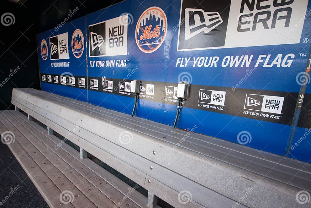NY Mets Dugout editorial photography. Image of park, stadium - 25835232