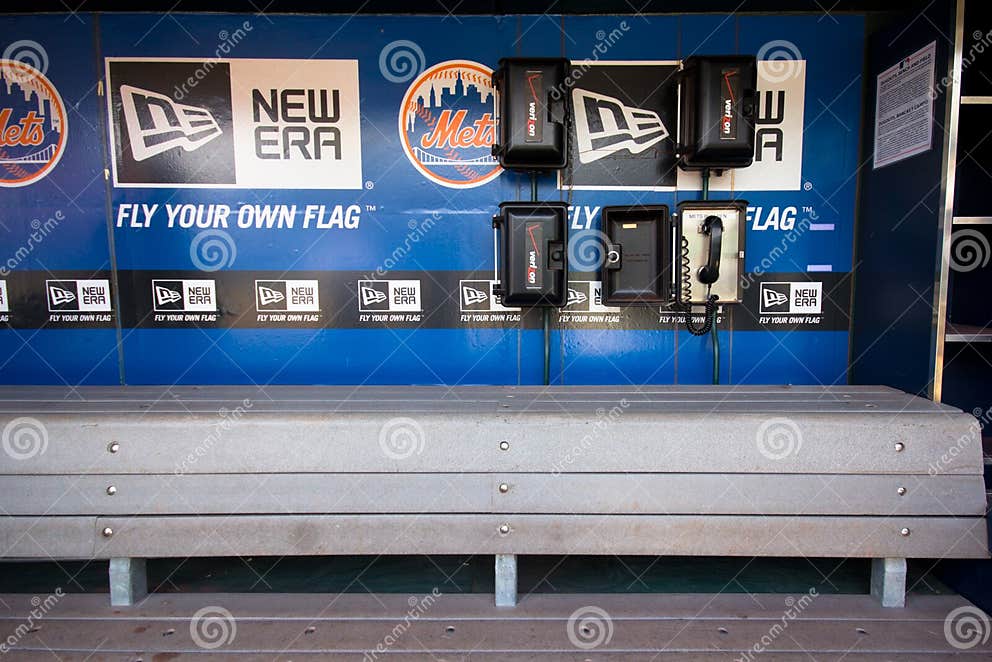 NY Mets Dugout editorial stock photo. Image of sports - 25835233