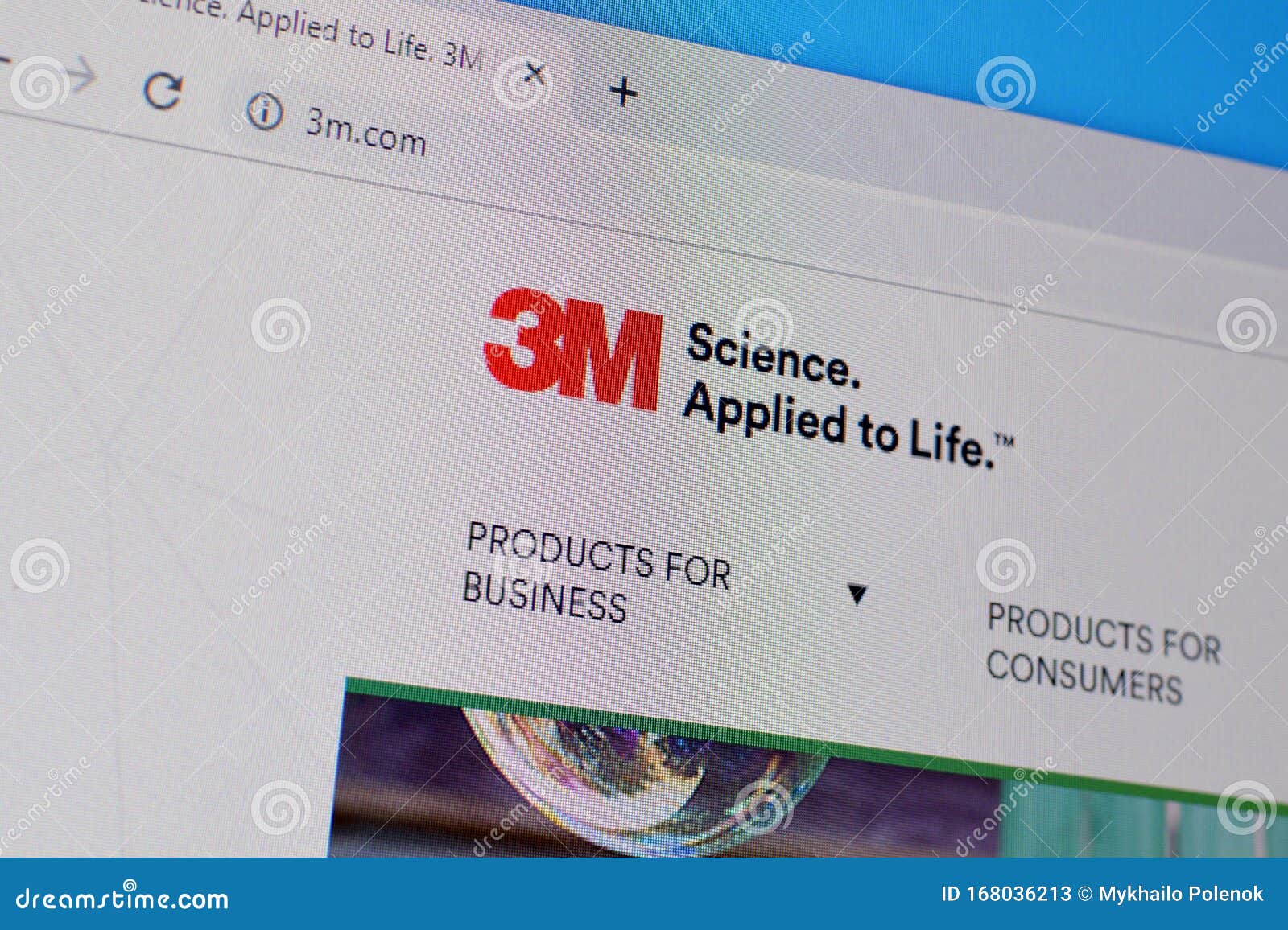 Homepage of 3m Website on the Display of PC, Url - 3m.com Editorial ...