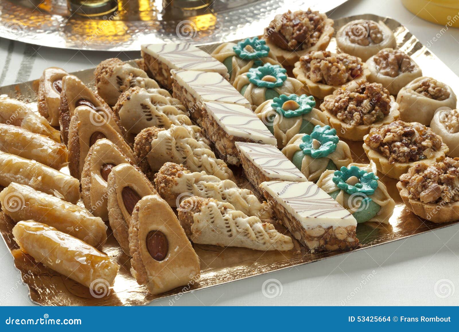 Nya Bakade Marockanska Kakor Arkivfoto - Bild av ramadan, marocko: 53425664