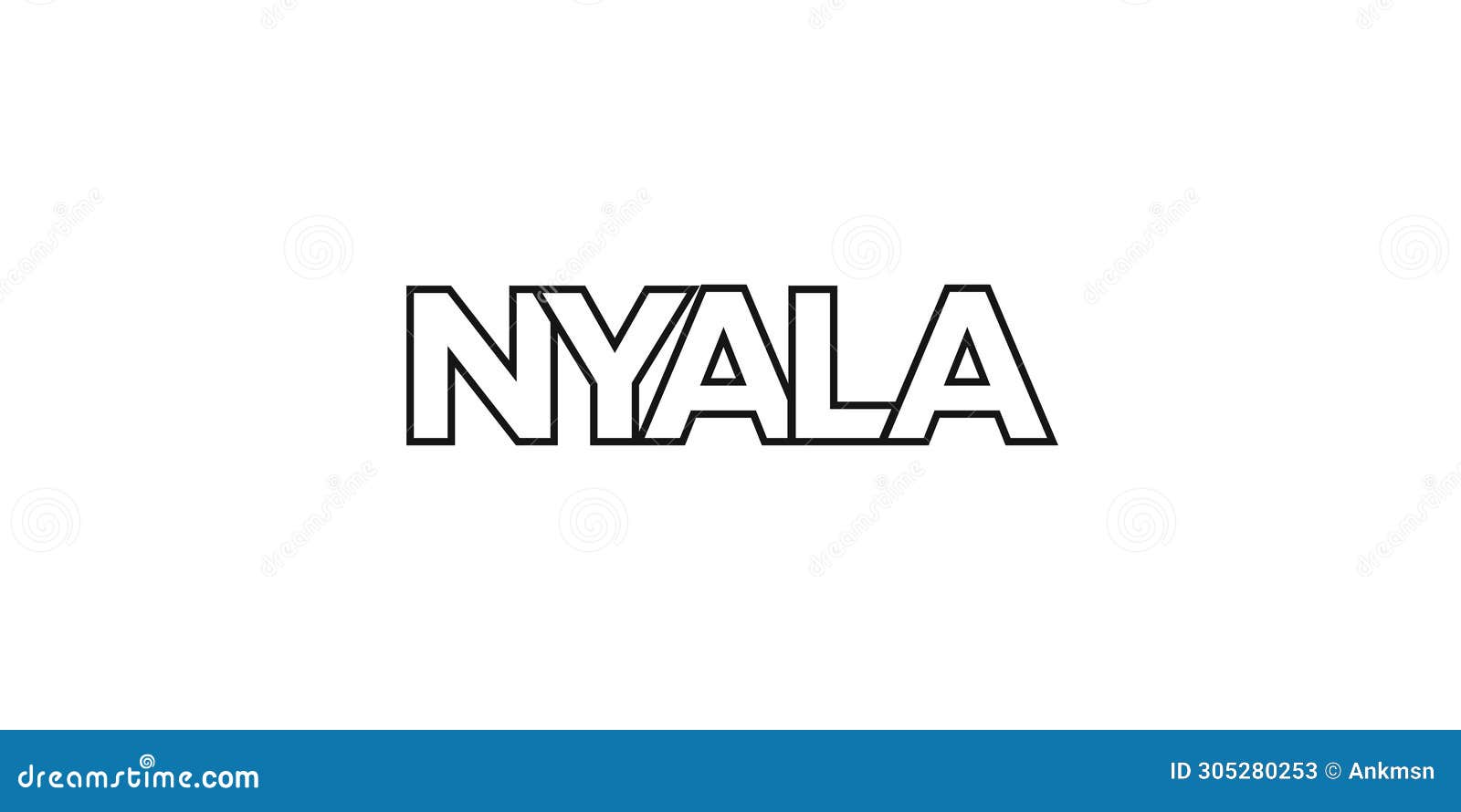 Nyala City Republic Of The Sudan, South Darfur State Map Vector ...