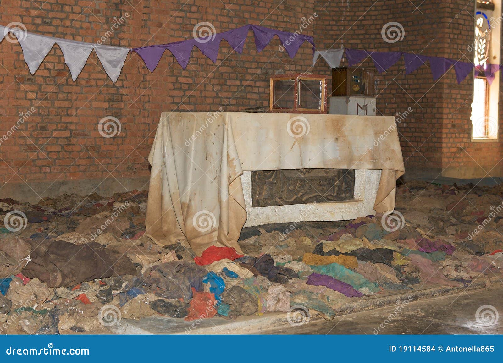 Nyamata church editorial stock image. Image of lifeless - 19114584
