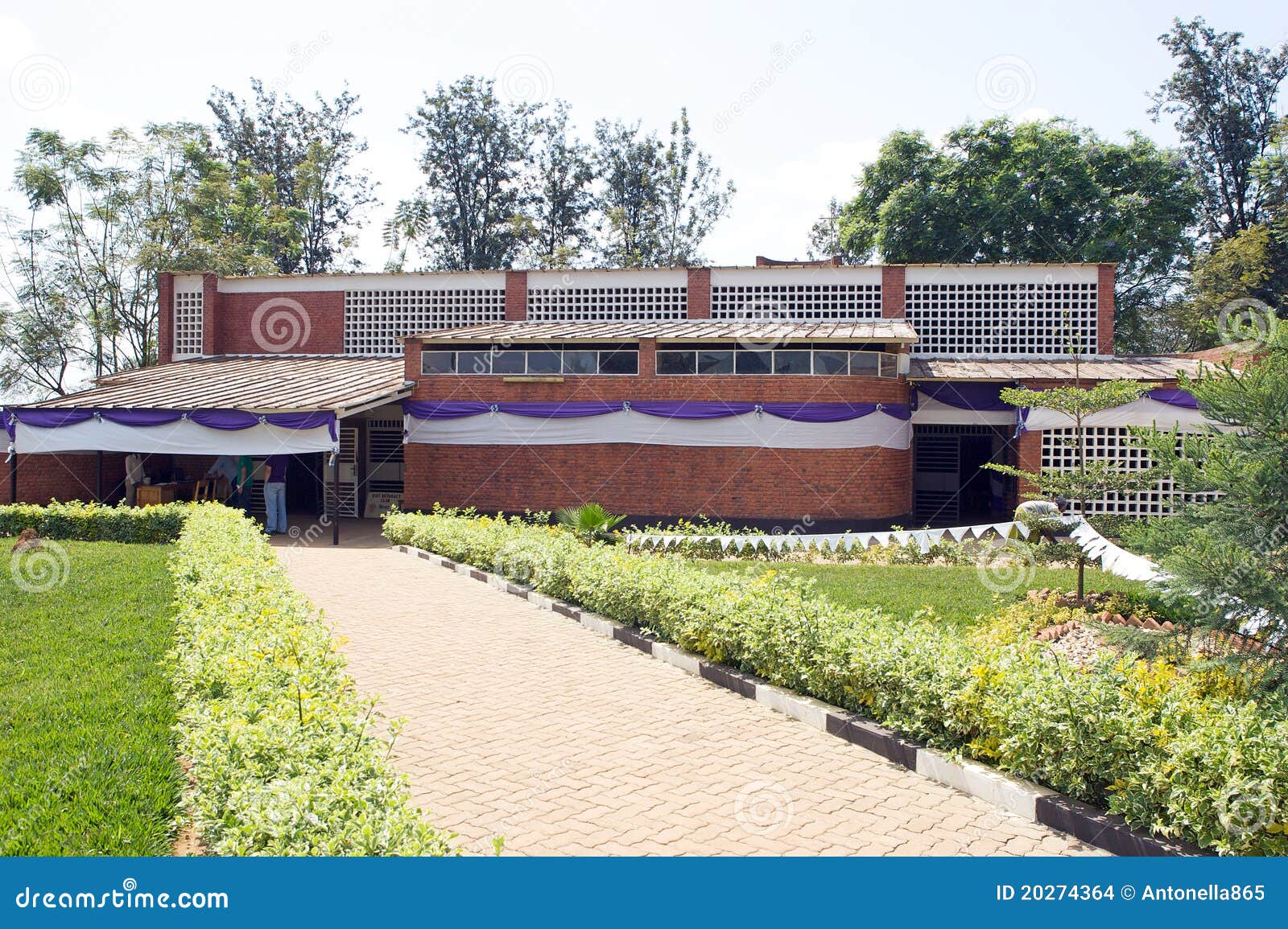 Nyamata church editorial stock image. Image of hutu, church - 20274364