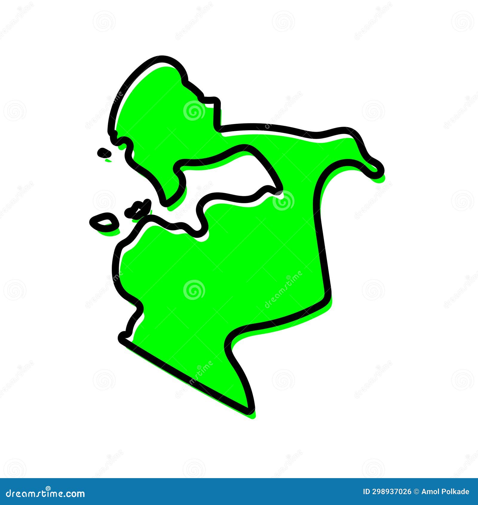 The Nyanza State of Kenya Map Design Stock Illustration - Illustration ...