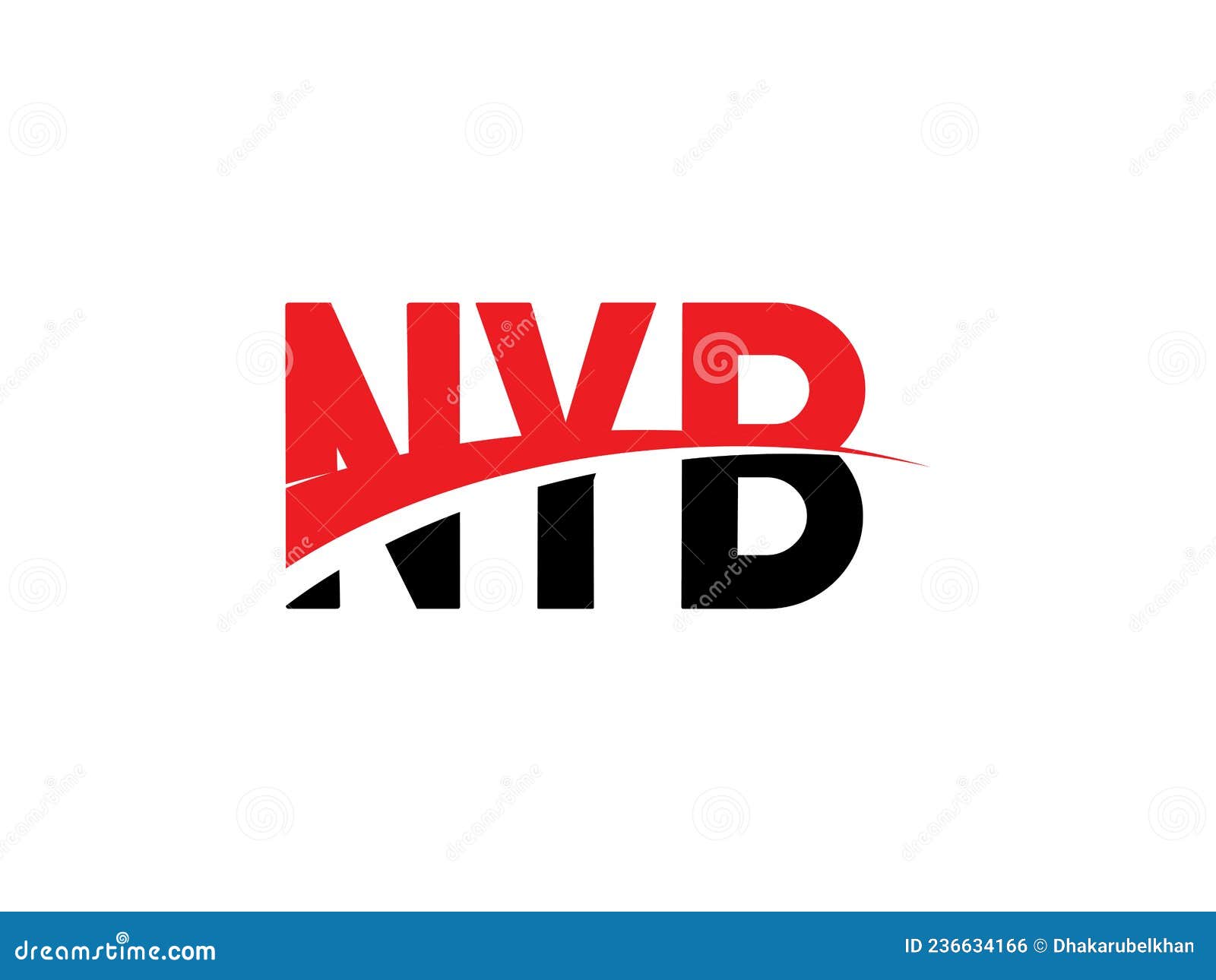 NYB Letter Initial Logo Design Vector Illustration Stock Vector ...