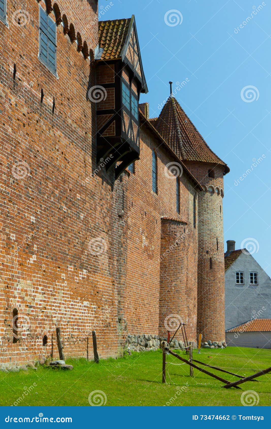 Nyborg castle, Denmark stock photo. Image of historic - 73474662