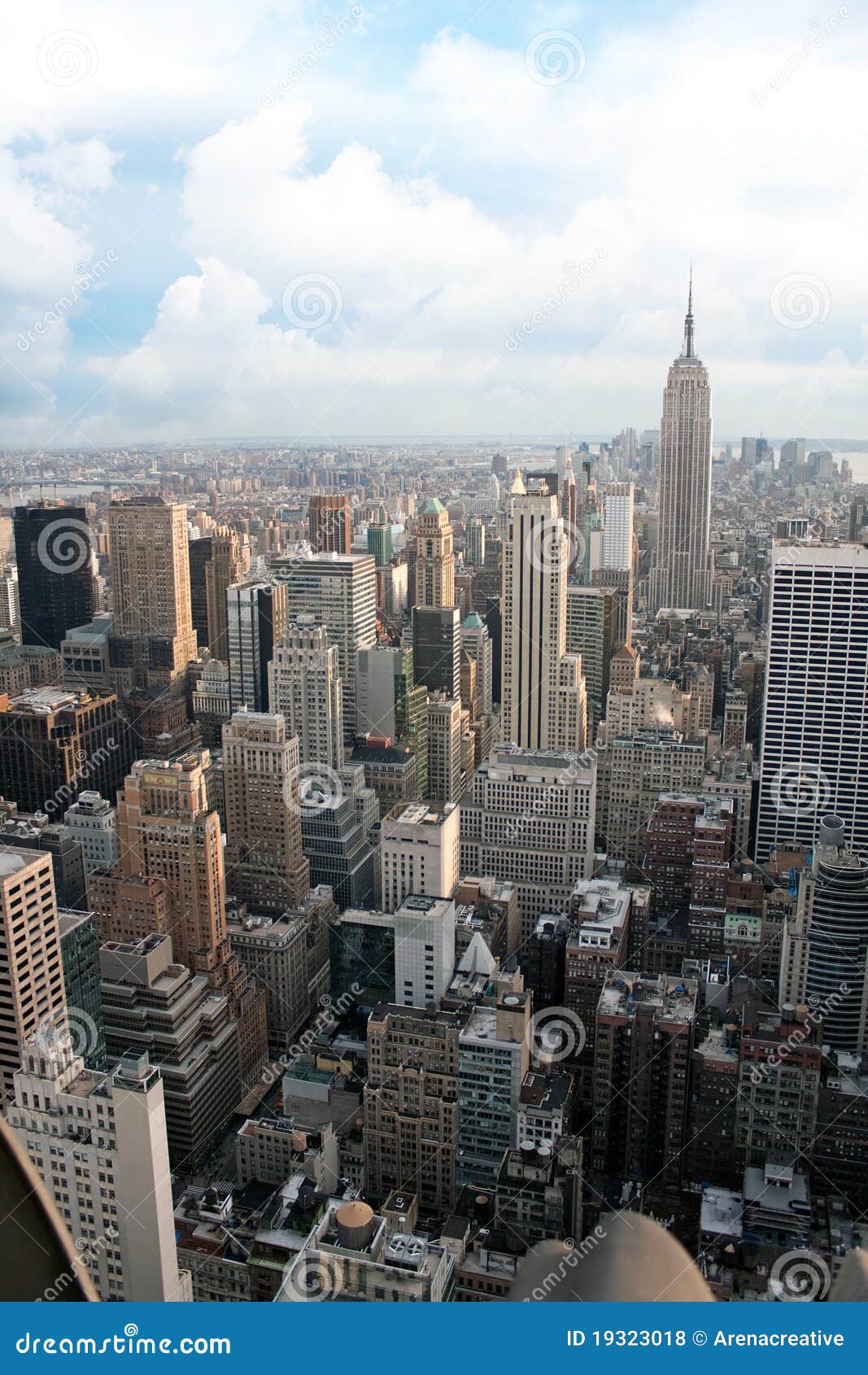 NYC Aerial View stock photo. Image of jungle, empire - 19323018