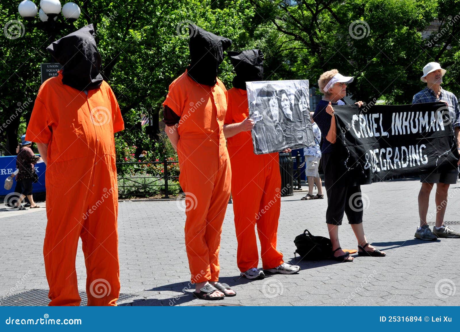 NYC: Amnesty International Protest Editorial Stock Image - Image of ...