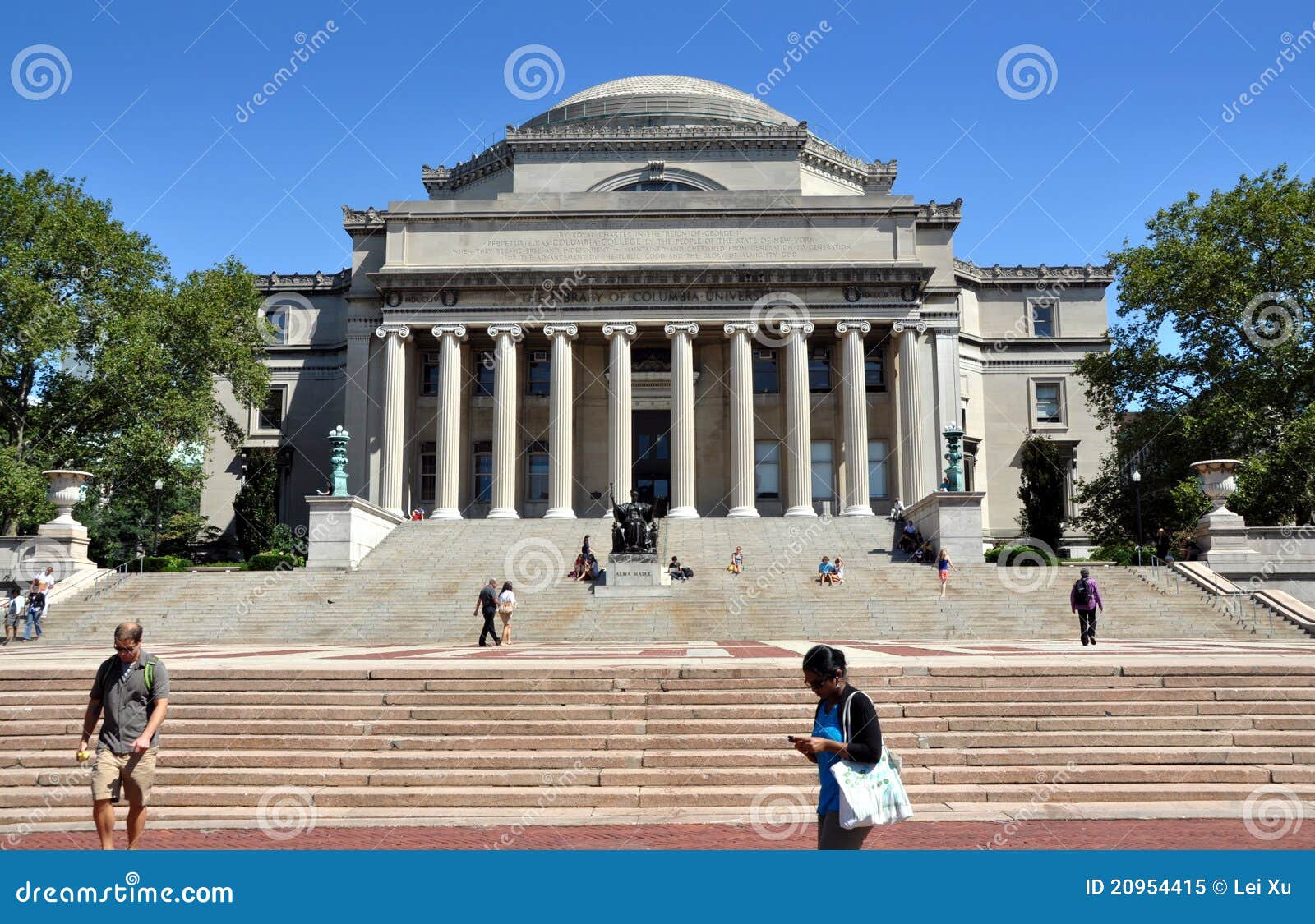 NYC: Columbia University Library Editorial Image - Image of alma ...