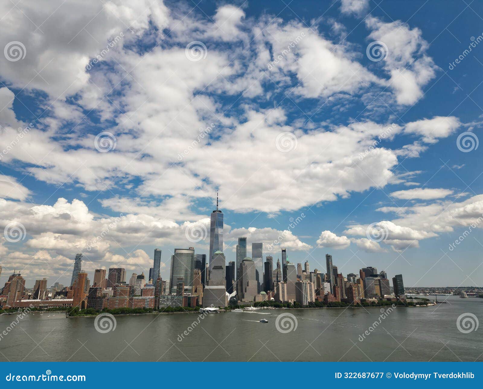 NYC, Drone View of the Skyline of New York City. Editorial Photography ...