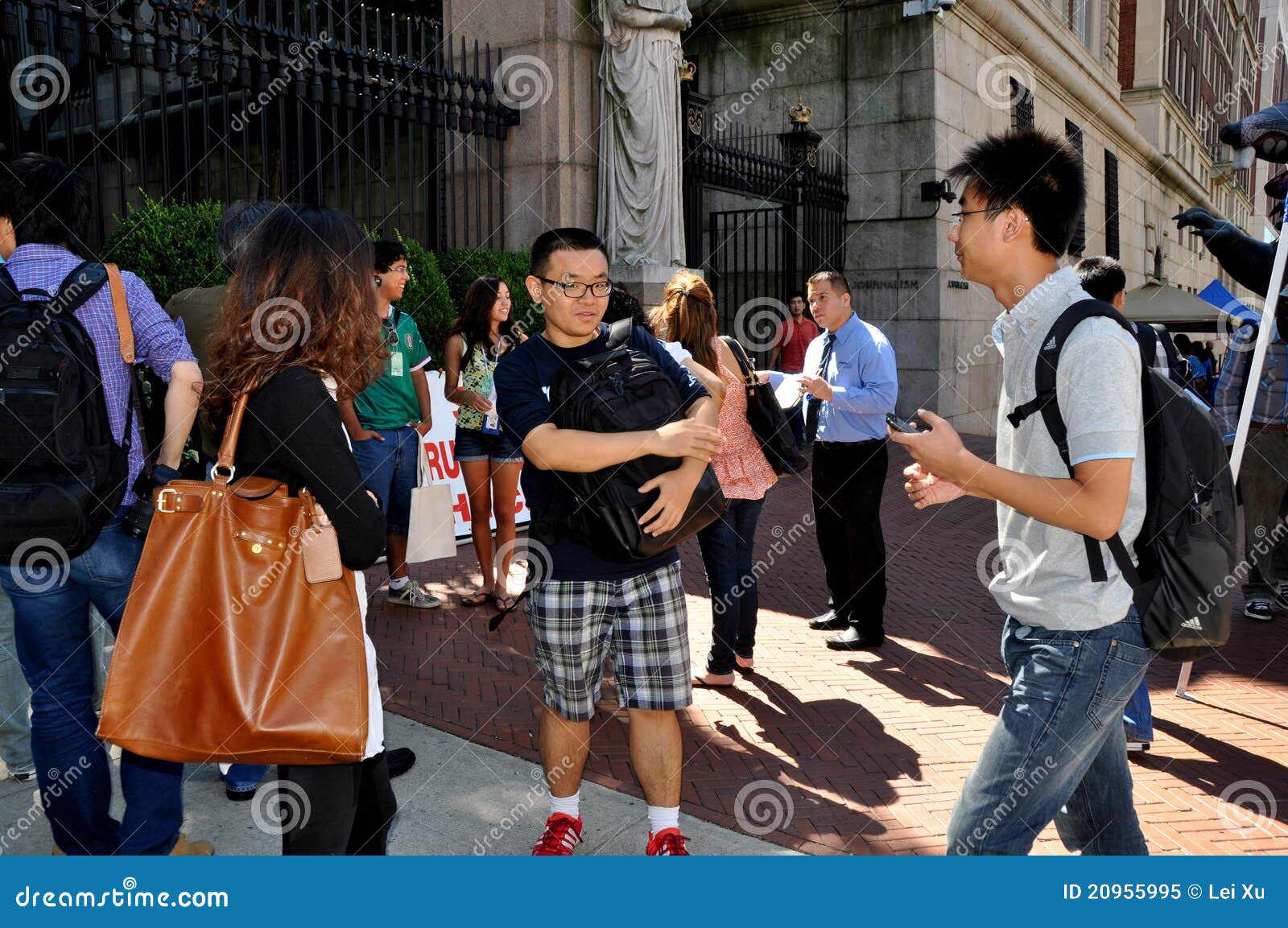 NYC: Foreign Students at Columbia University Editorial Image - Image of ...