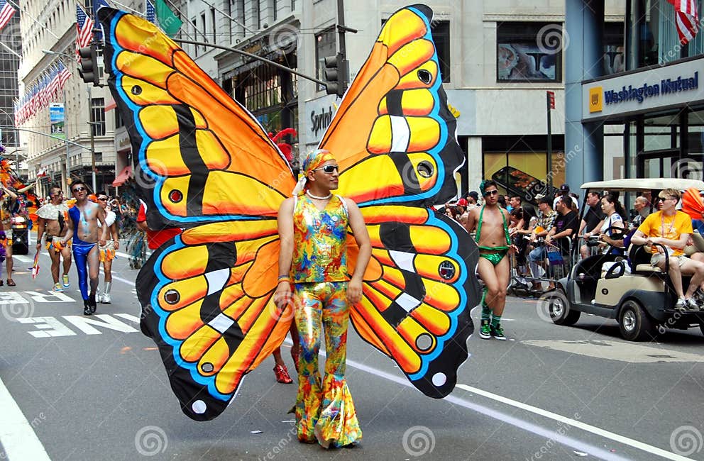 NYC: Gay Pride Parade editorial photo. Image of marches - 14127866