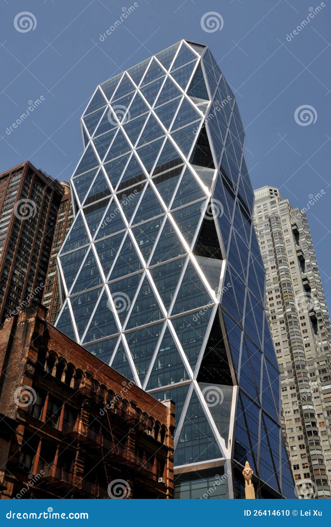 NYC: the Hearst Tower editorial image. Image of eighth - 26414610