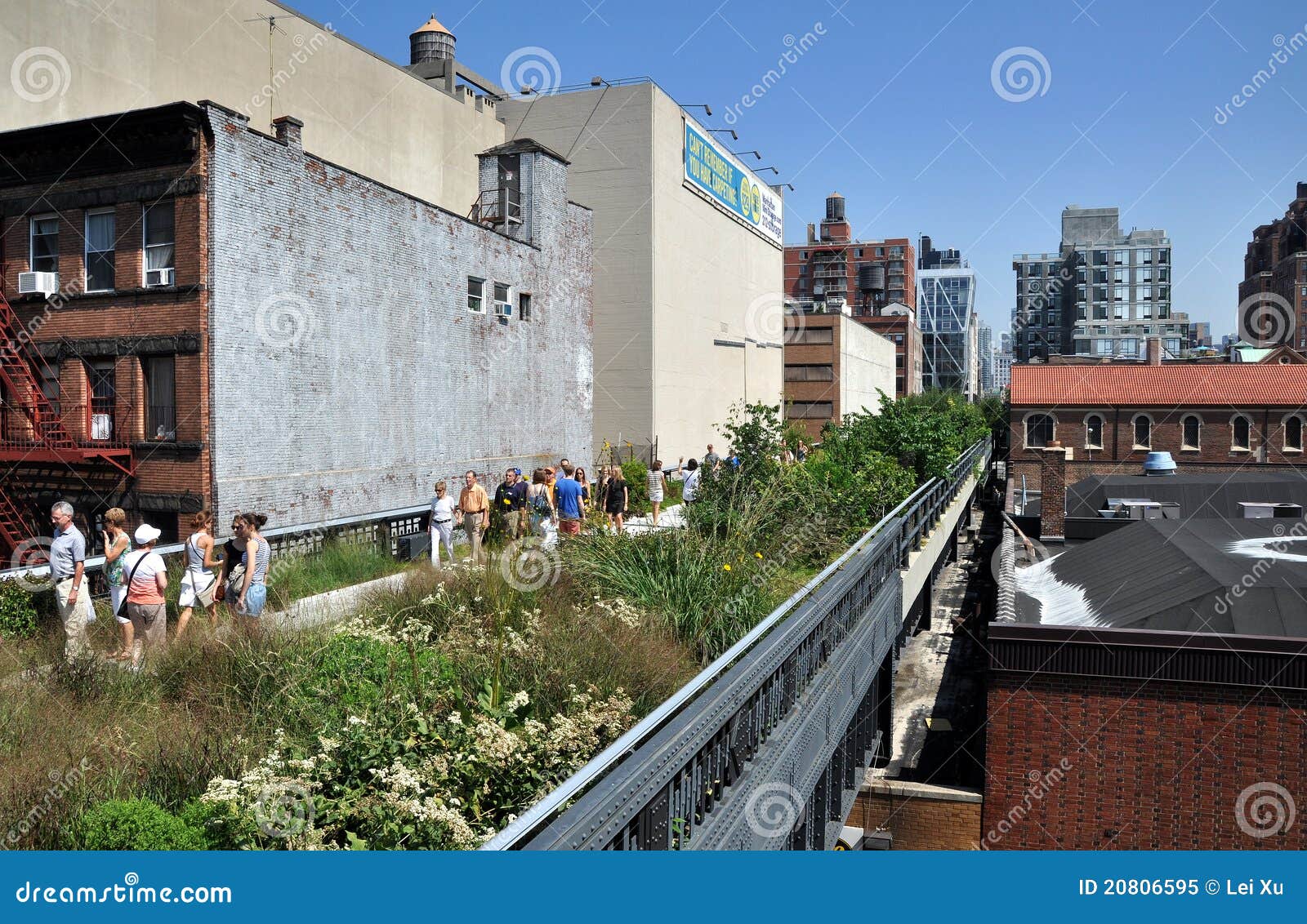 The High Line Is A NYC Public Park Built With Green Spaces And Gardens ...